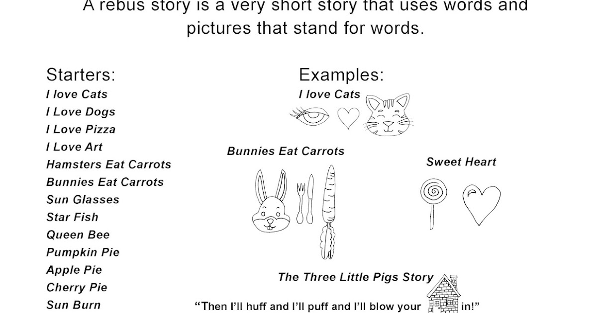 Hey, That's My Art Teacher: Make Your Own Rebus Sentence or Story