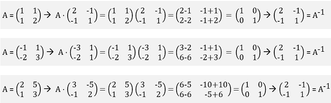 Matemáticas10: Ejemplos de Matriz Regular