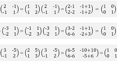 Matemáticas10: Ejemplos de Matriz Regular