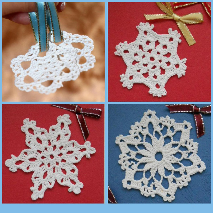 Pasiuni: Scheme şi modele de fulgi croşetaţi