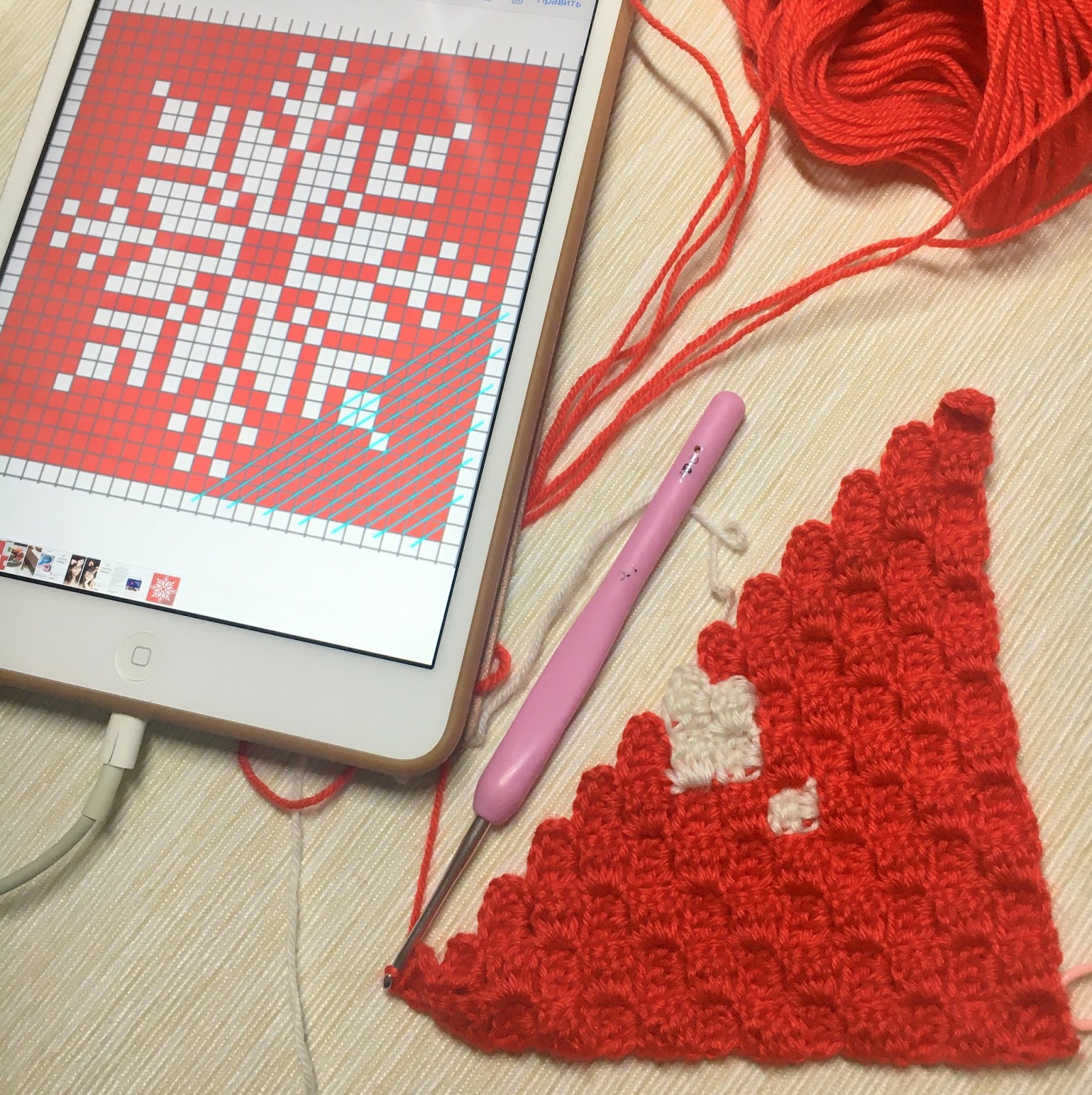 DIY Crochet Lily: [Free patterns] One of the square for Christmas C2C ...
