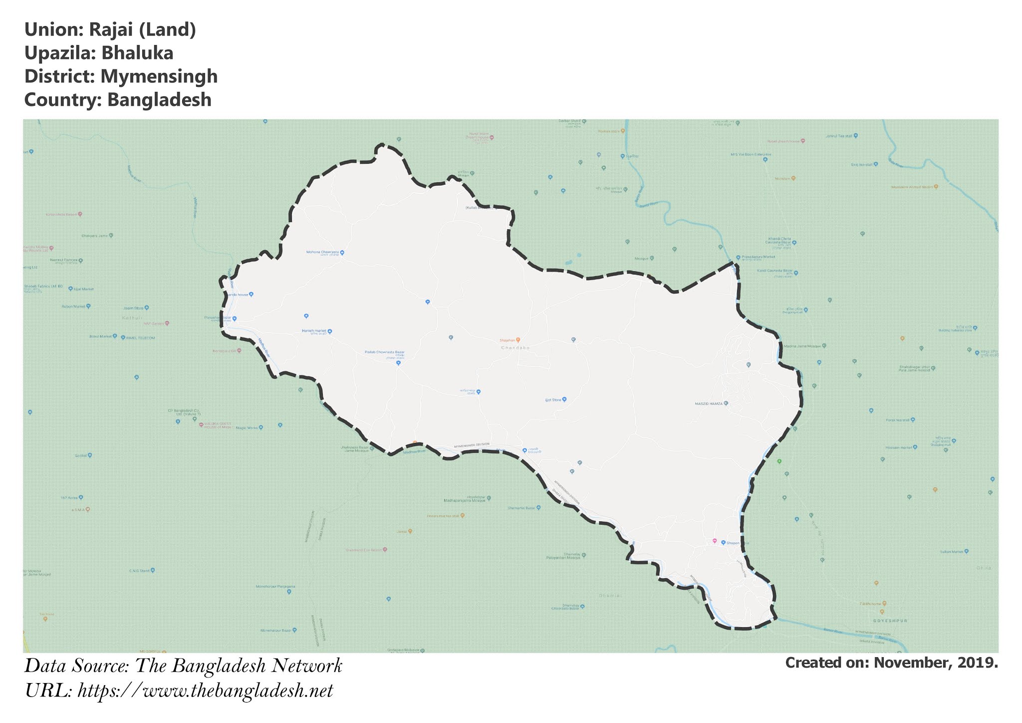 Rajai Union, Mymensingh