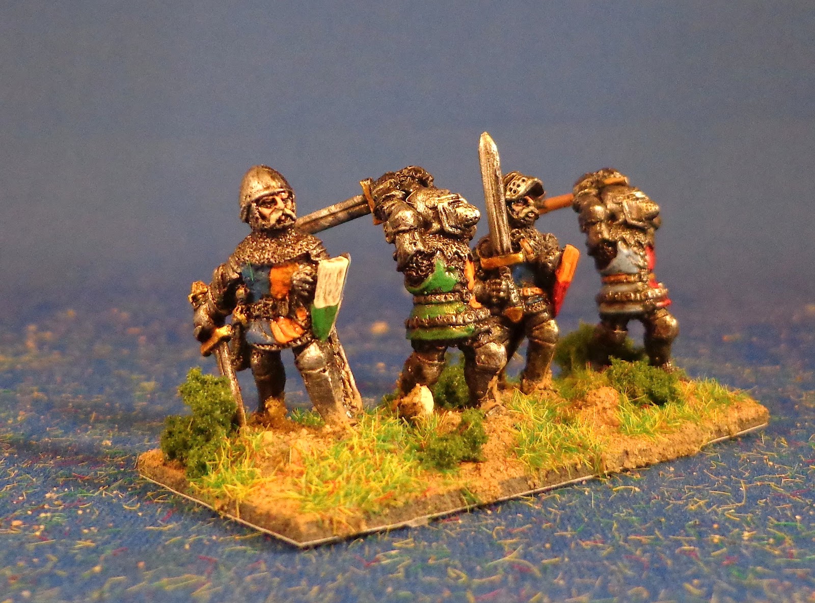 Bob's Miniature Wargaming Blog: Misc 25mm medievals