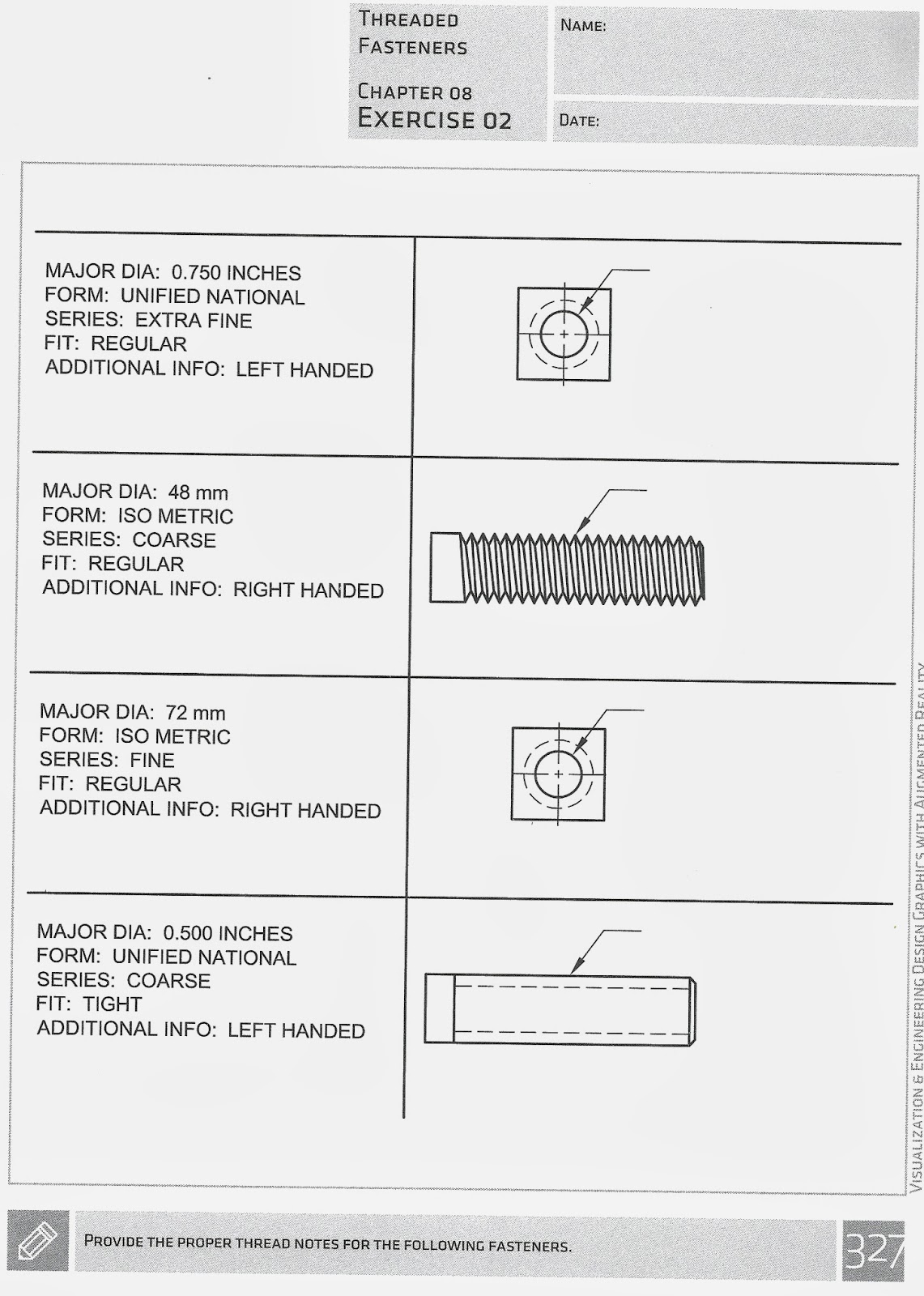 ENGR1304: Chapter 8 Threaded fasteners