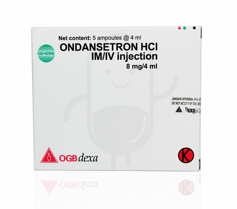 Ondansetron Injeksi, Indikasi, Dosis, dan Efek Samping - OBATGeneric