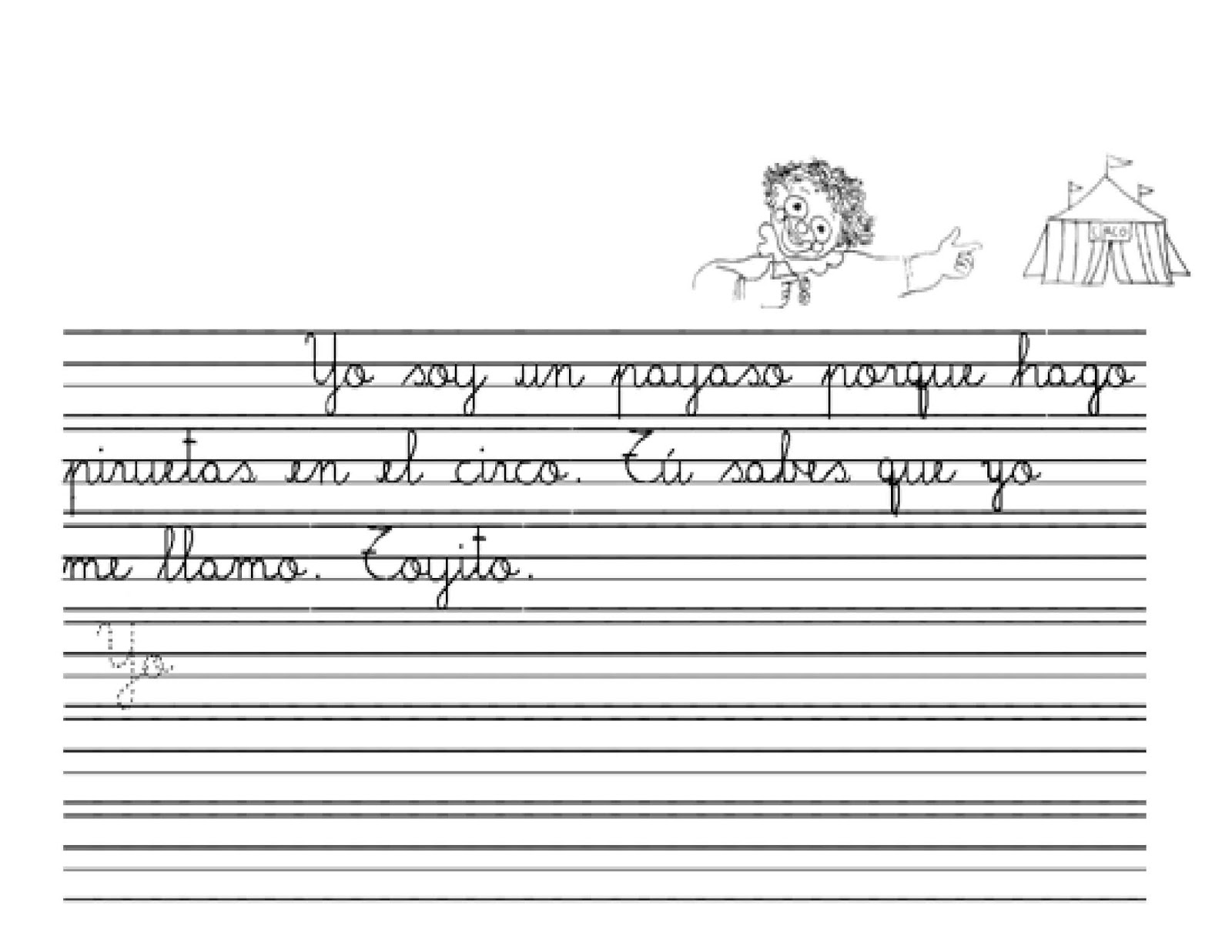 Mi Cuaderno de Caligrafia 1. - Atividades de Caligrafia