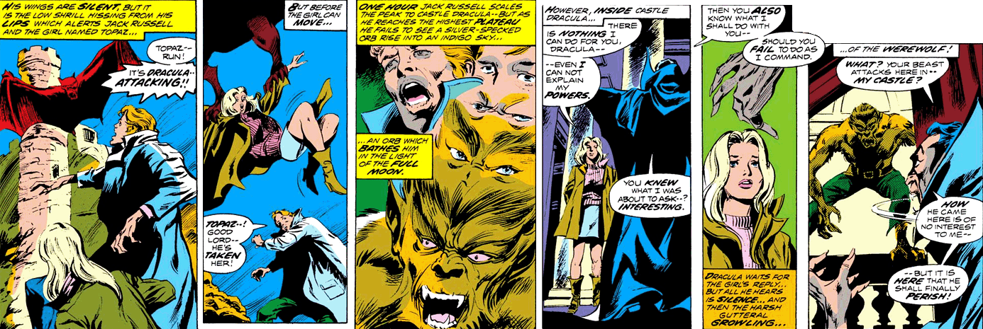The Peerless Power of Comics!: Howl Of The Werewolf! Rage Of The Vampire!
