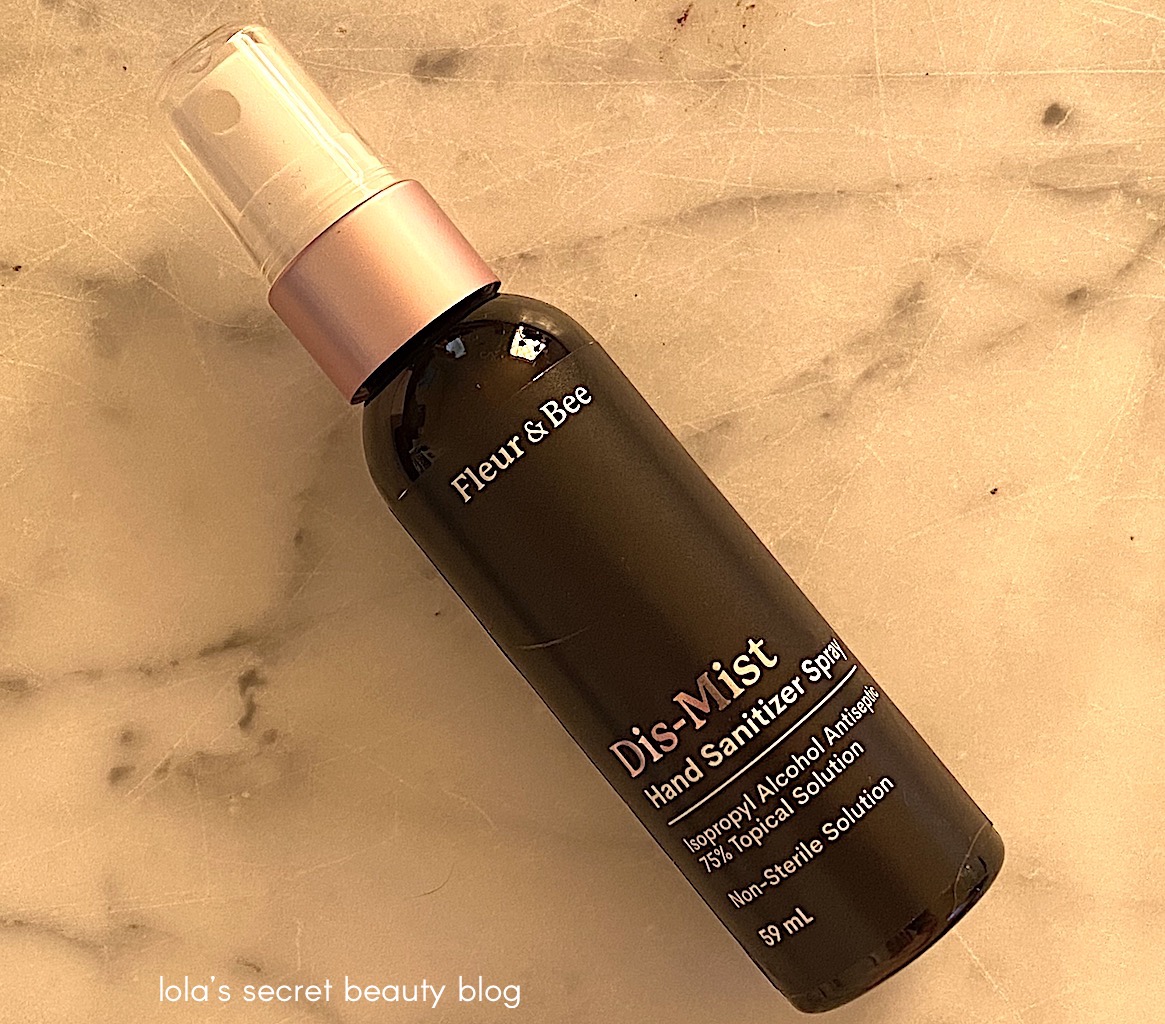 lola's secret beauty blog: Fleur & Bee Dis-Mist Hand Sanitizer Spray