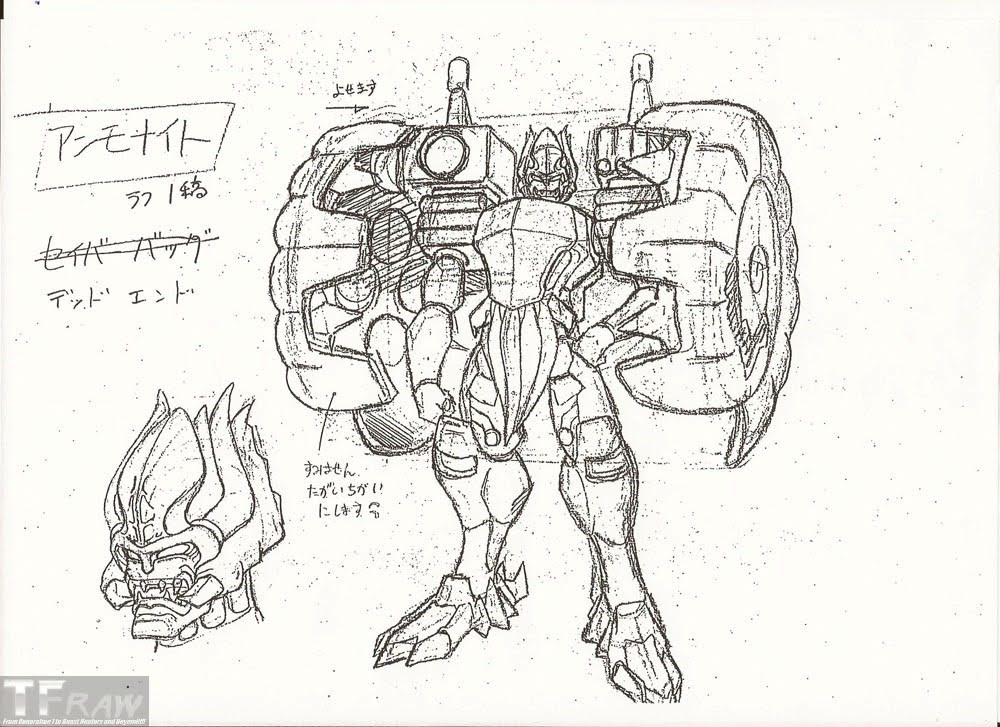 Beast Wars Neo Model Sheets