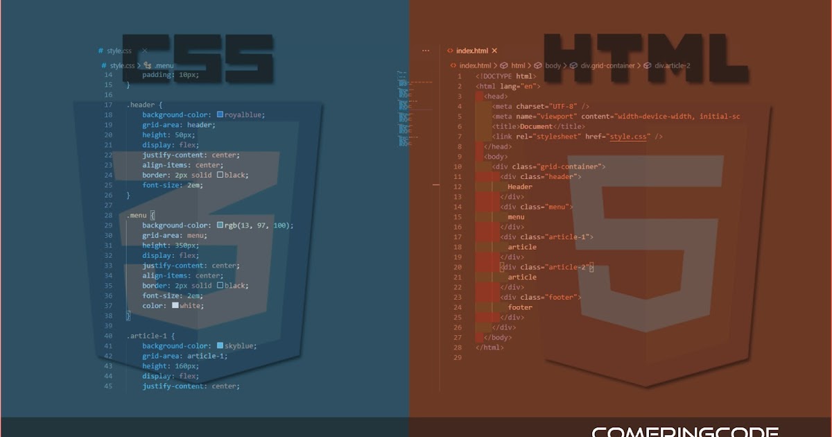 Membuat Layout Sederhana Dengan Html Dan Css