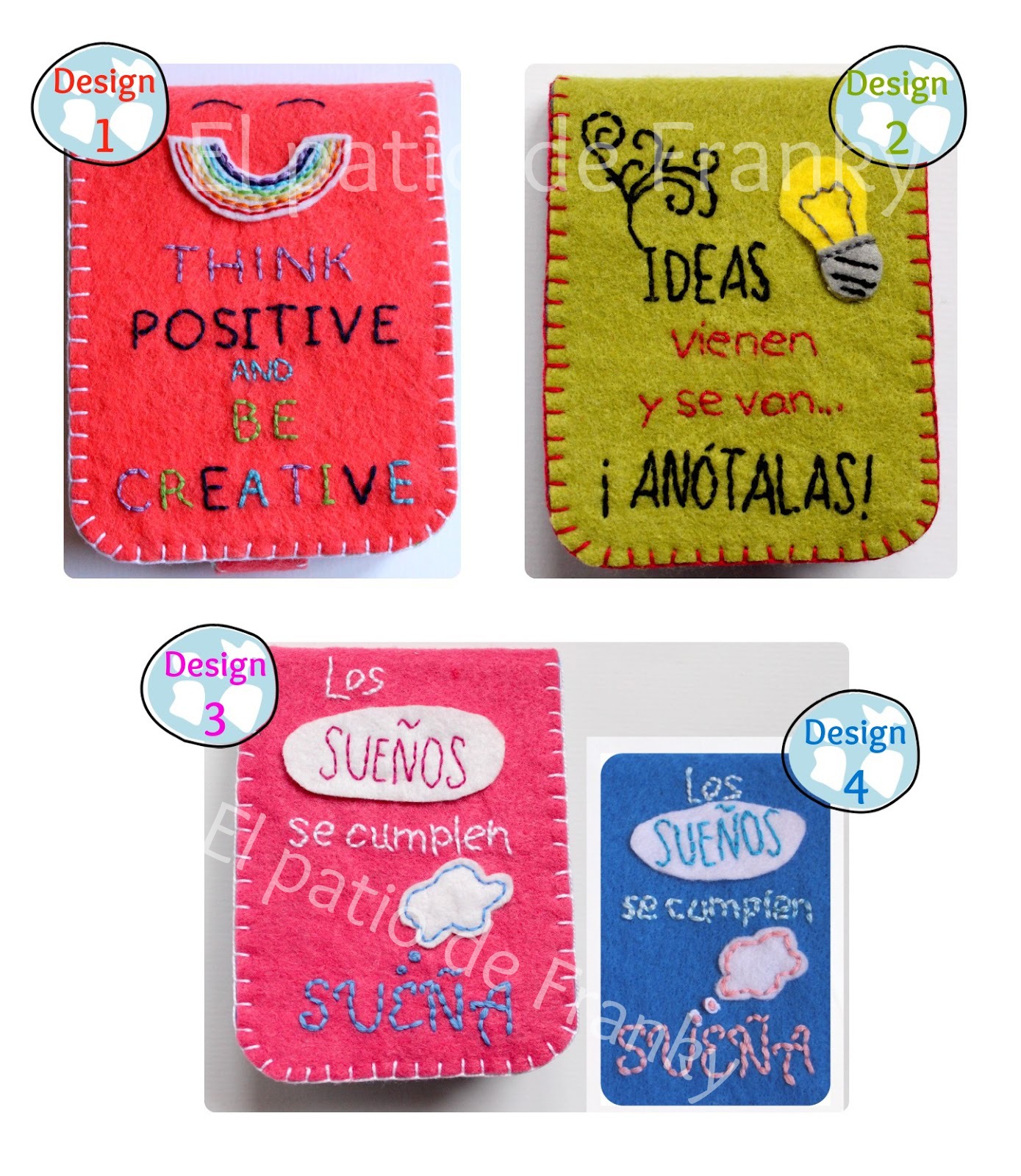 Nuevo formato de las Lucky Notebooks y nuevo diseño: " Think positive ...