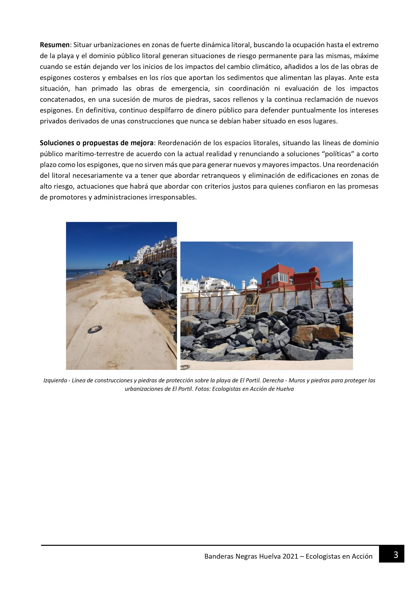 MAZAGÓN BEACH: Ecologistas en Acción otorga dos Banderas Negras a Huelva MAZAGÓN BEACH: Ecologistas en Acción otorga dos Banderas Negras a Huelva