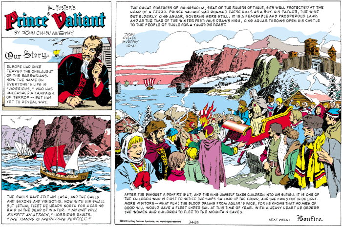 Old-fashioned Comics: Hal Foster's Prince Valiant Sunday Strips 2003 ...