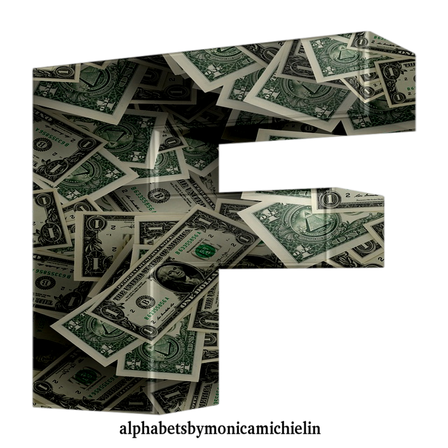 M. Michielin Alphabets: DOLLAR ALPHABET PNG, #dollar, #love, #jesus