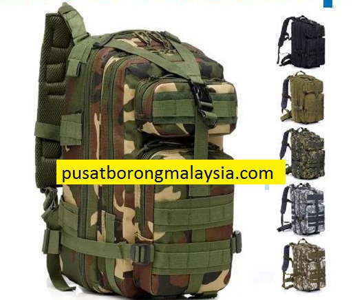 Beg Askar hutan lasak perkhemahan - Kedai Borong Malaysia