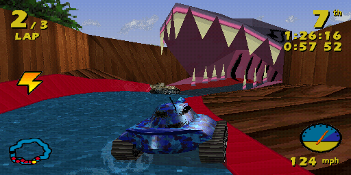 lunatic obscurity: Tank Racer (Playstation)