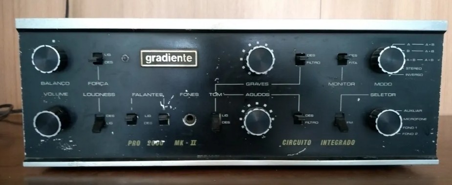 Vintage 70 80: Gradiente - Amplificadores Integrados