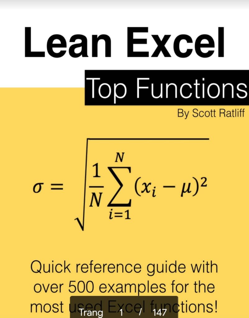 Free Ebook Lean Excel Top Functions Quick Reference Guide With 500 free-ebook-lean-excel-top-functions-quick-reference-guide-with-500