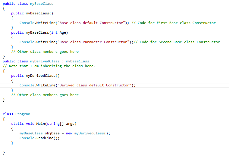 ASP.NET Tutorial: Constructors In C#