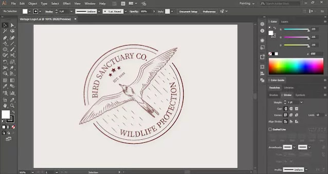 Create a Vintage Logo in Adobe Illustrator - Adobe Tutorial