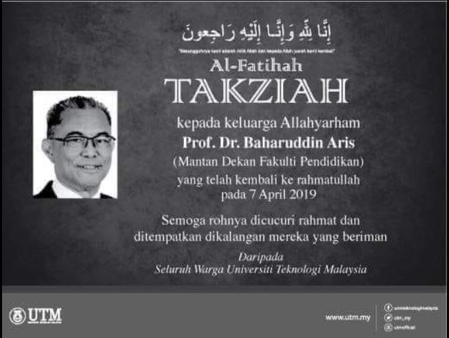 The Early Malay Doctors: Obituary: Aris bin Abdul Aziz & Prof ...