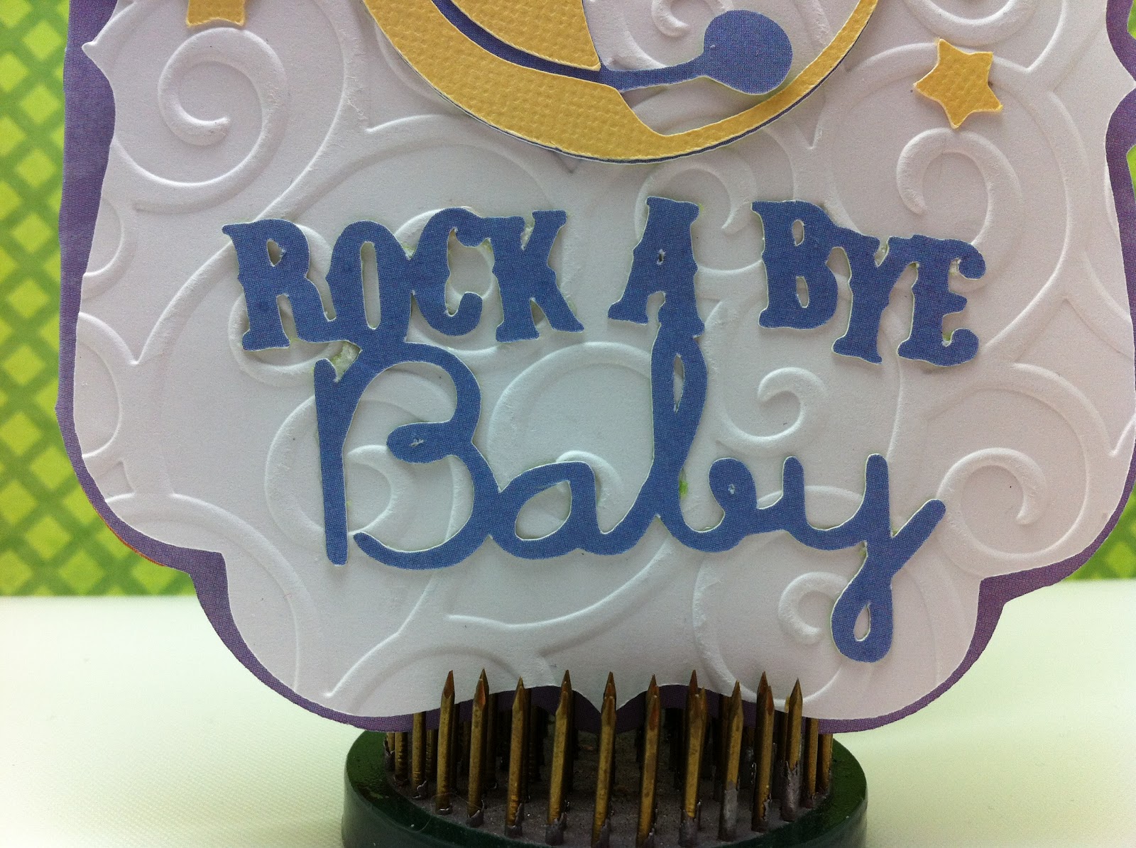 Obsessed with Scrapbooking: Rock A Bye Baby Card with Cricut Baby ...