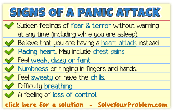 panic attack management