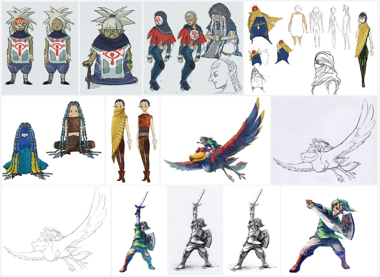 The Skyward Sword Official Art Gallery Collection is Massive- And Still ...