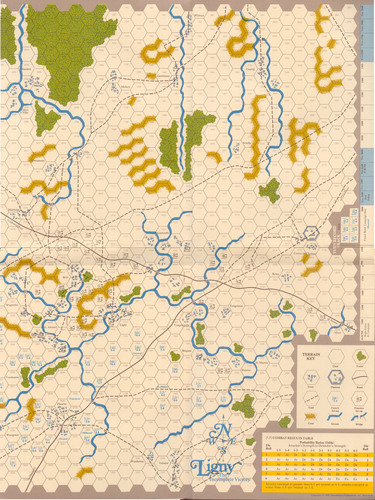Map and Counters: SPI, NAPOLEON'S LAST BATTLES (1976)