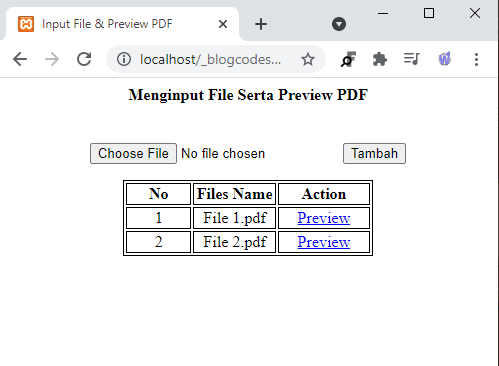 Upload File Dan Preview PDF Dengan PHP - wahidun1
