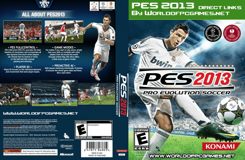 PES Pro Evolution Soccer 2013 Download Free ~ TOP MAKER