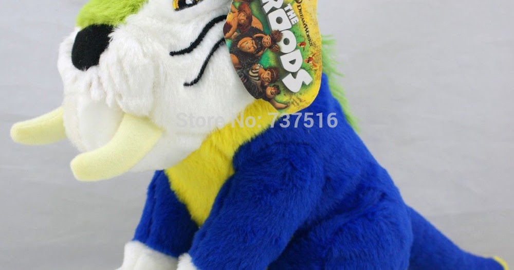 11 Inch Plush Animals The Croods Soft Plush Tiger Baby Toys best X-mas ...