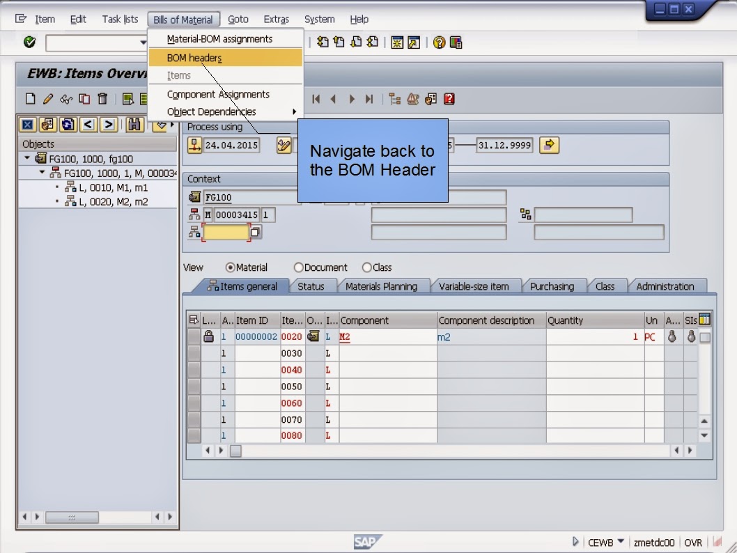 青蛙SAP分享 Froggy's SAP insights: Engineering Workbench : Create BOM and ...