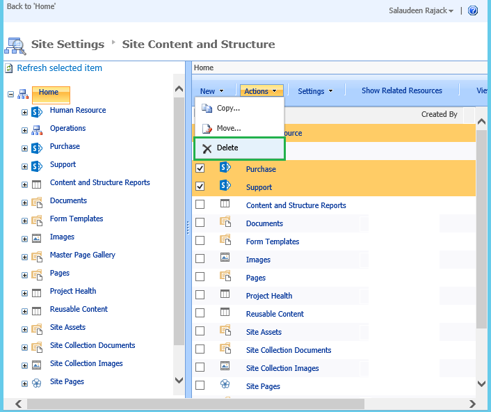 How to Delete Site with Its Subsites in SharePoint - Quick Way ...