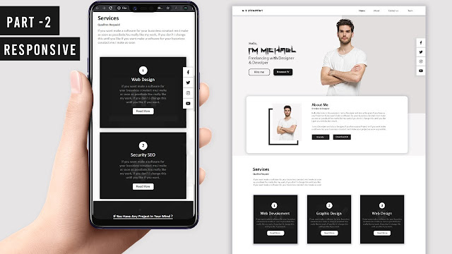 How To Create A Responsive Personal Portfolio Website Using HTML