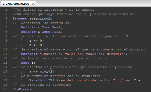 Lógica de programación: Soluciones de guía N°2