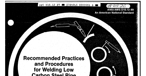 AWS D10.12M/D10.12:2000 Guide for Welding Mild Steel Pipe