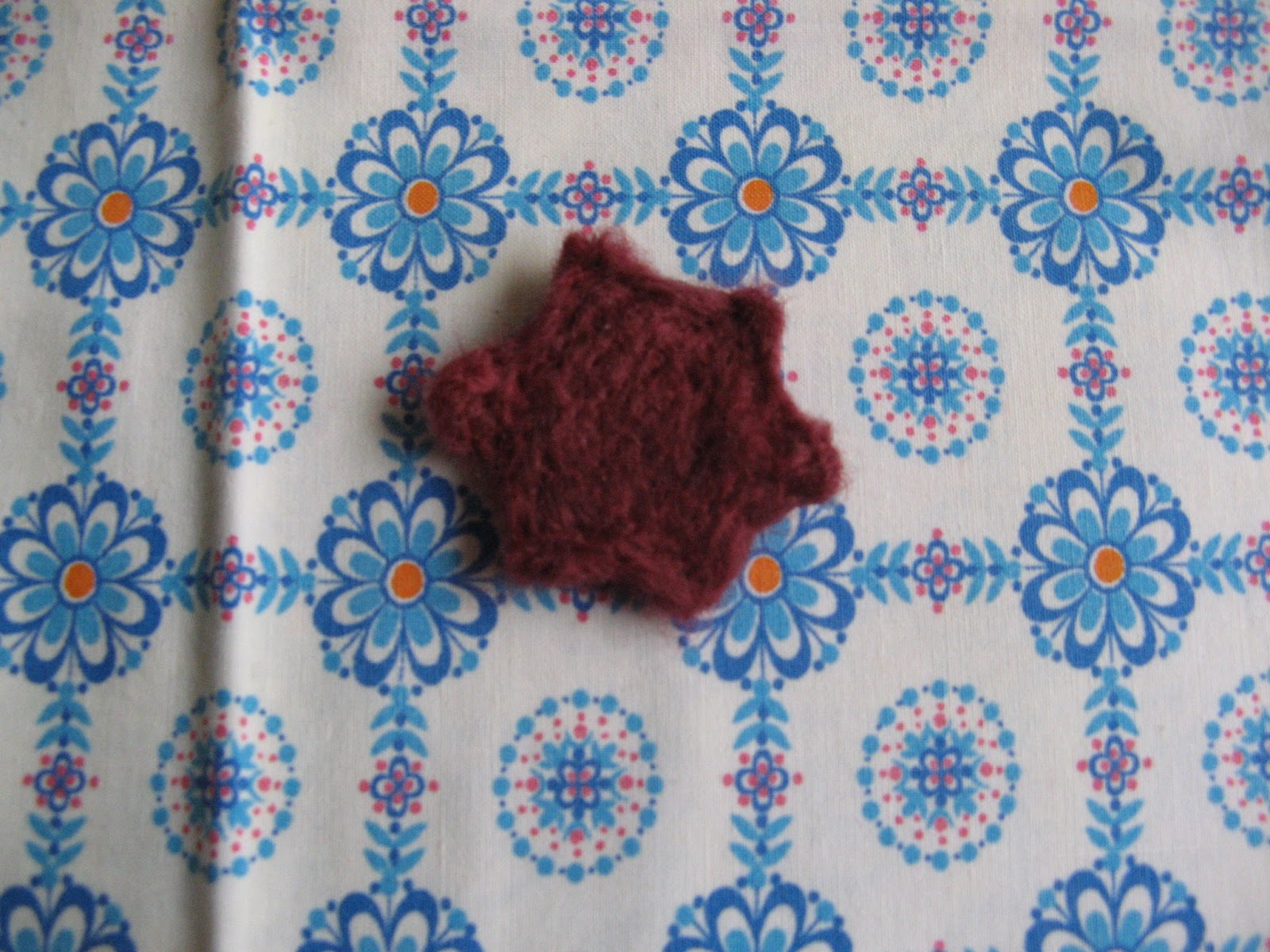 Verwonderland: Tutorial sterretje prikvilten / droogvilten