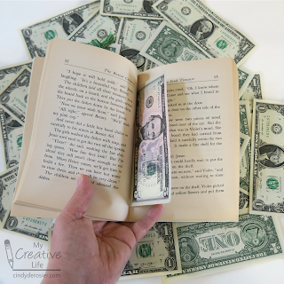 Cindy deRosier: My Creative Life: Money Bookmark - The Perfect Gift for ...