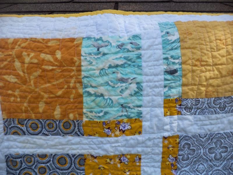 Kat & Cat Quilts: Finished Split Nine Patch Quilt