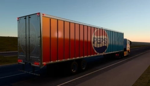 AMERICAN TRUCK Pepsi-Cola 53 ft Standalone Trailer + Freightliner ...
