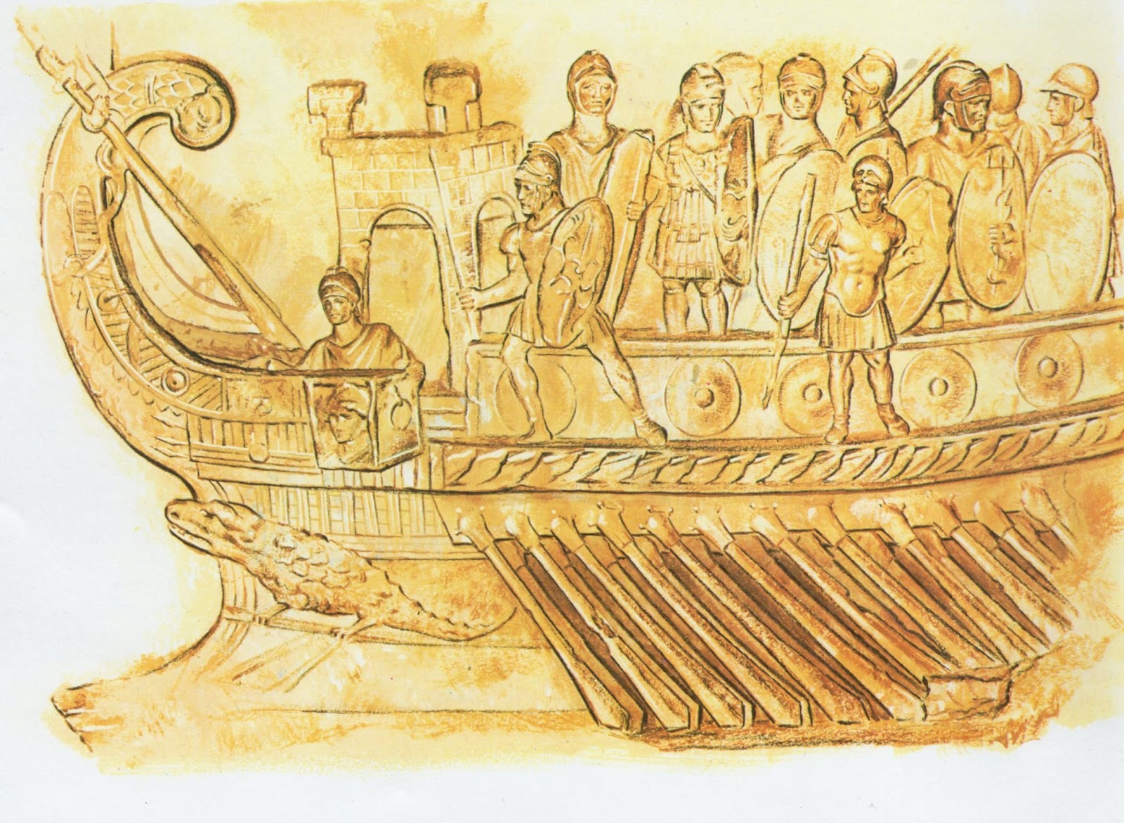 Roman Wargames Armies: Grand Manner Roman Galley 3: Some issues with ...