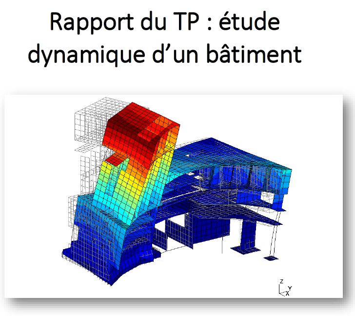 étude dynamique d'un bâtiment - Un site dédié à la conception plan de ...