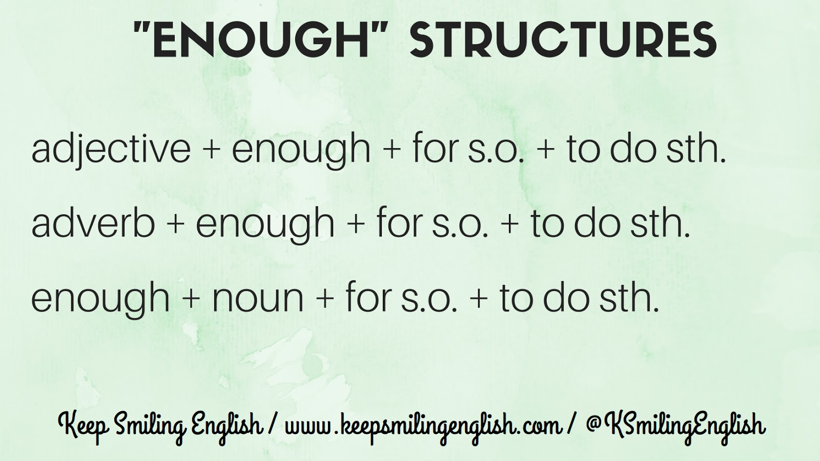 My English Corner for 3rd ESO - CDP: Too / enough