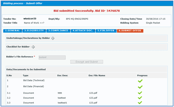 Submit Financial Bid for Works Tenders on IREPS Website - eTenders Info