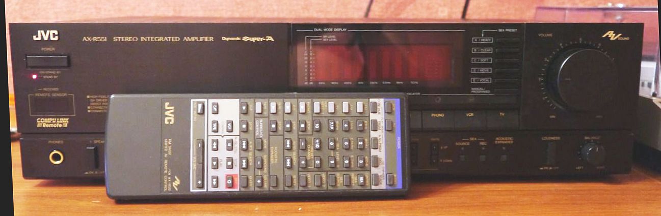 JVC AX-R551 - Integrated Amplifier | AudioBaza