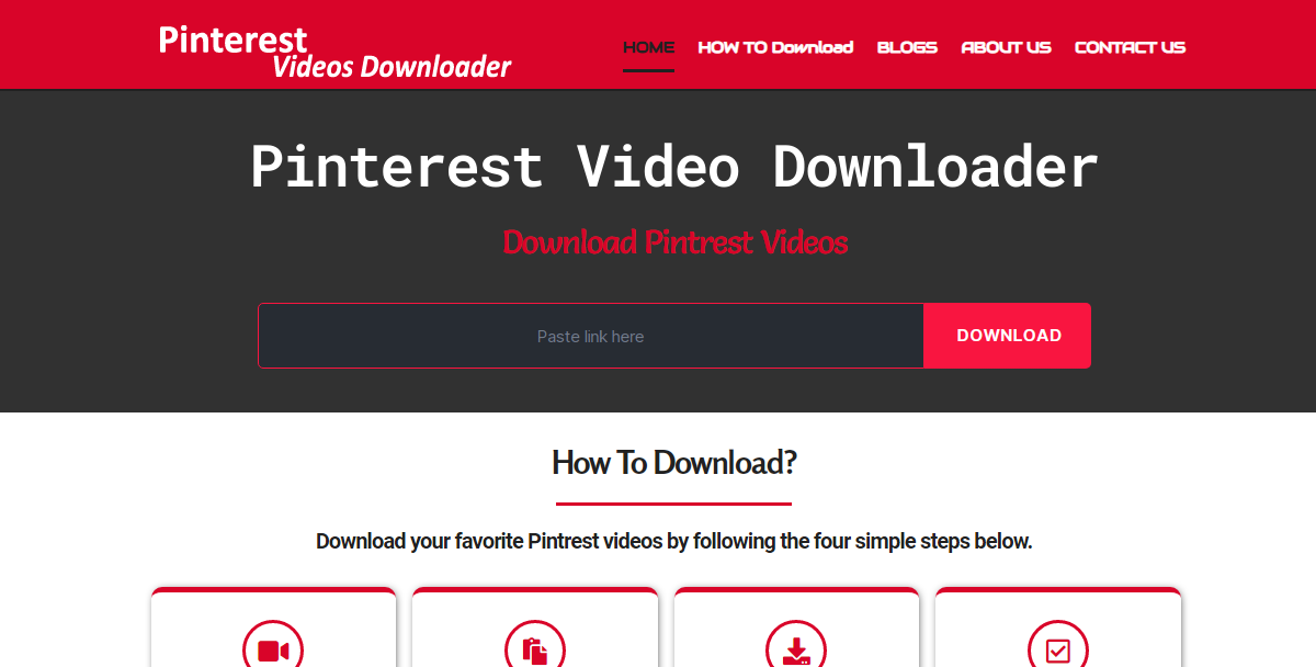 Pinterest video downloader Online