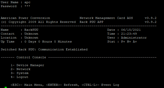 Marrold's Blog: Upgrading the Firmware on an APC 7922 Switched PDU with FTP
