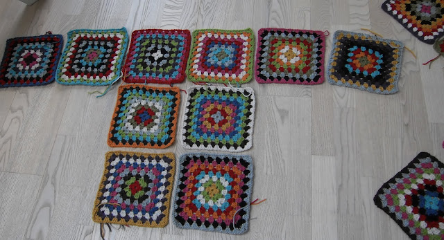 Patchwork-blomsten: Se så fint et tæppe.....