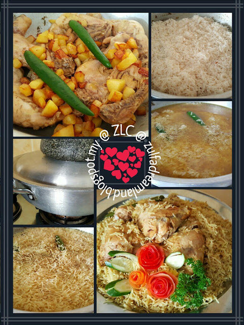 ZULFAZA LOVES COOKING: Nasi Arab Lamb/chicken Madghout